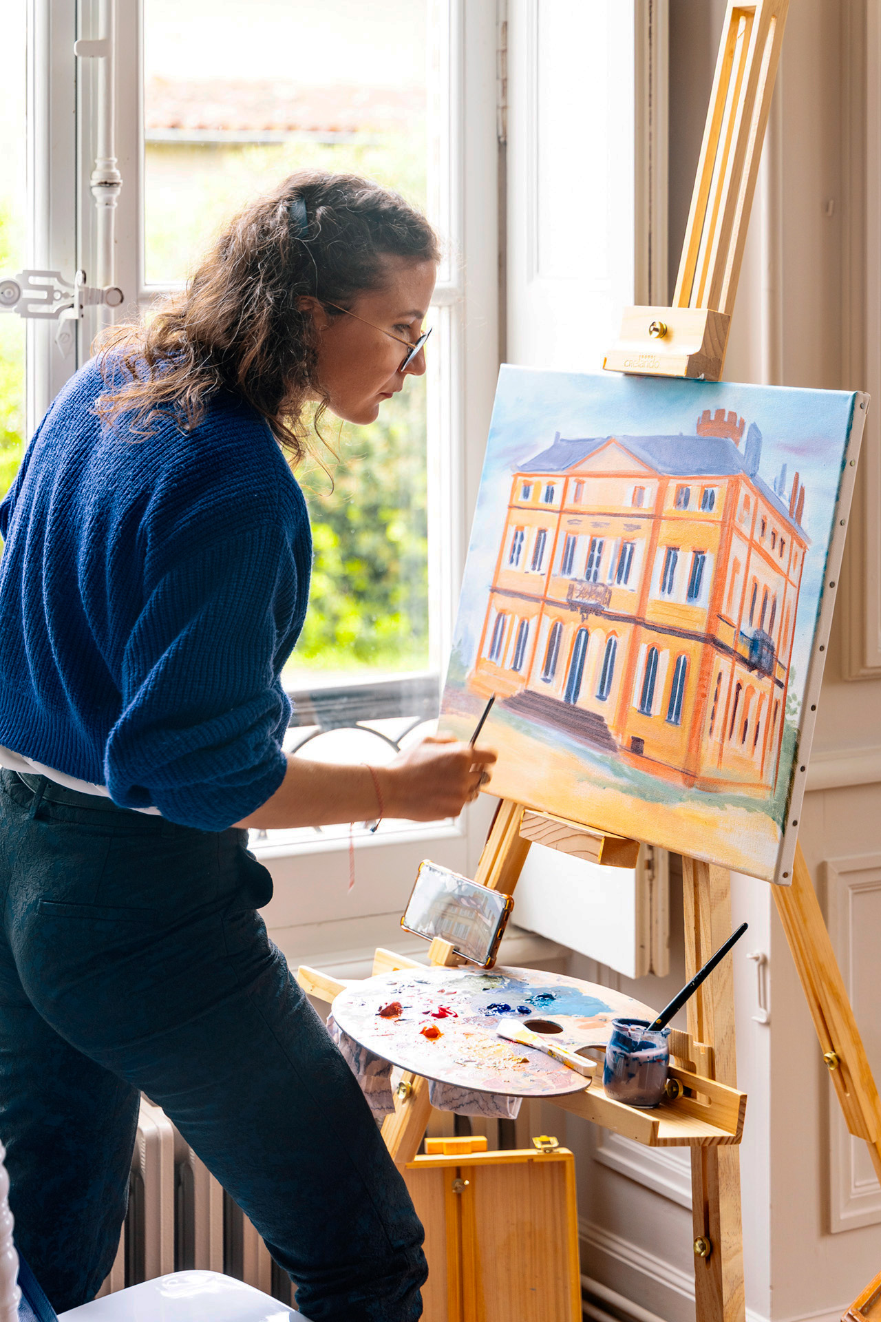 Live painting sur toile – Julia Even